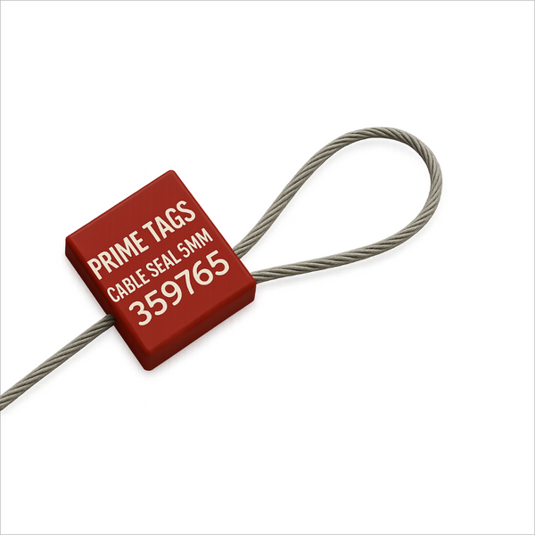 Cable Seal 5mm - Heavy Duty Safety Seal | Prime Tags Australia
