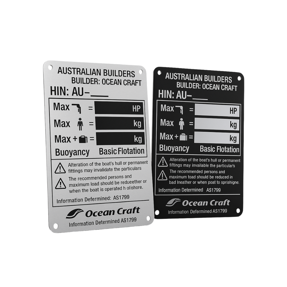 Compliance Plates - Durable Regulatory & Certification Tags - Prime Tags