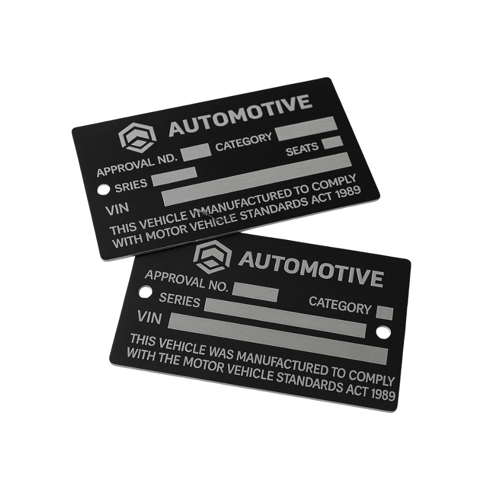 Compliance Plates - Durable Regulatory & Certification Tags - Prime Tags